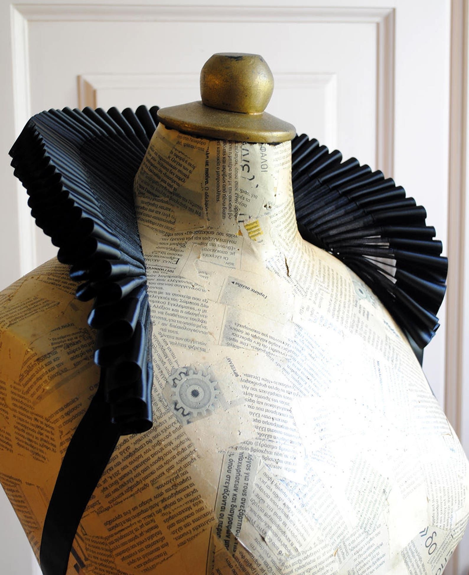 Black Elizabethan Standing Collar,renaissance Collar,elizabethan Ruff ...
