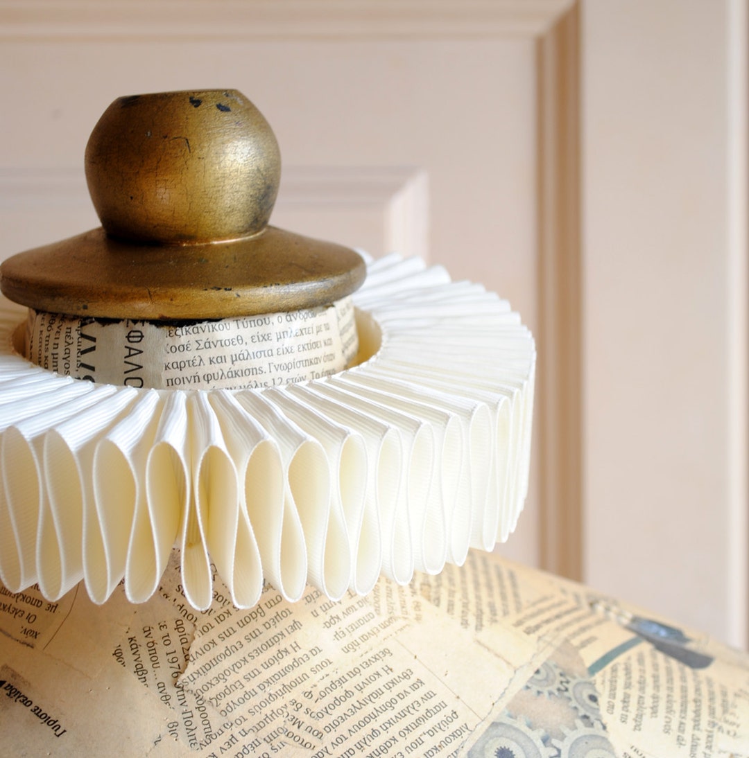 Ivory Elizabethan Ruff,elizabethan Collar,neck Ruff,renaissance Cosplay ...