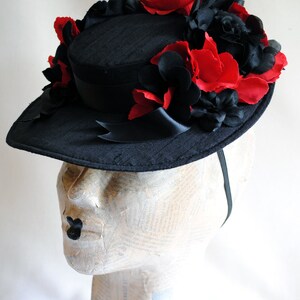 Black Victorian Mini Hat,neo-ludwig Gothic Lolita Hat,gothic Mini Top ...