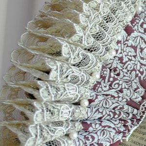 Historical Elizabethan Ruffled Cuffs,beige Renaissance Costume Wrist ...