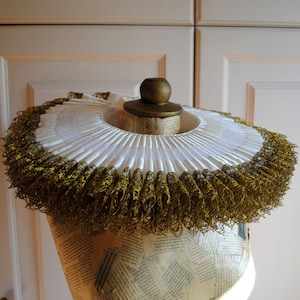 Vintage Circus Clown Costume Ruff,pierrot Costume Collar,ivory ...