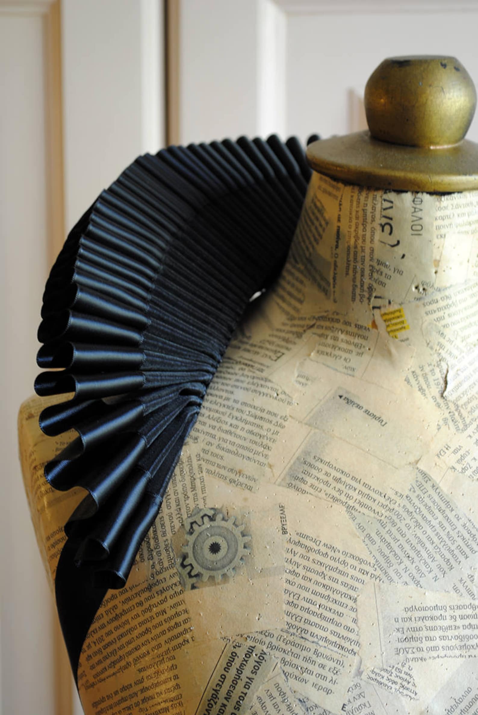 Black Elizabethan Standing Collar,renaissance Collar,elizabethan Ruff ...