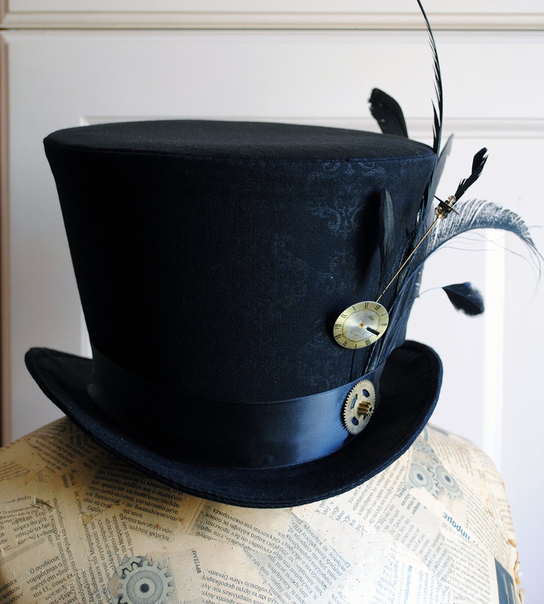 Mad Hatter Top Hatsteampunk Full Size Costume Hat With | Etsy
