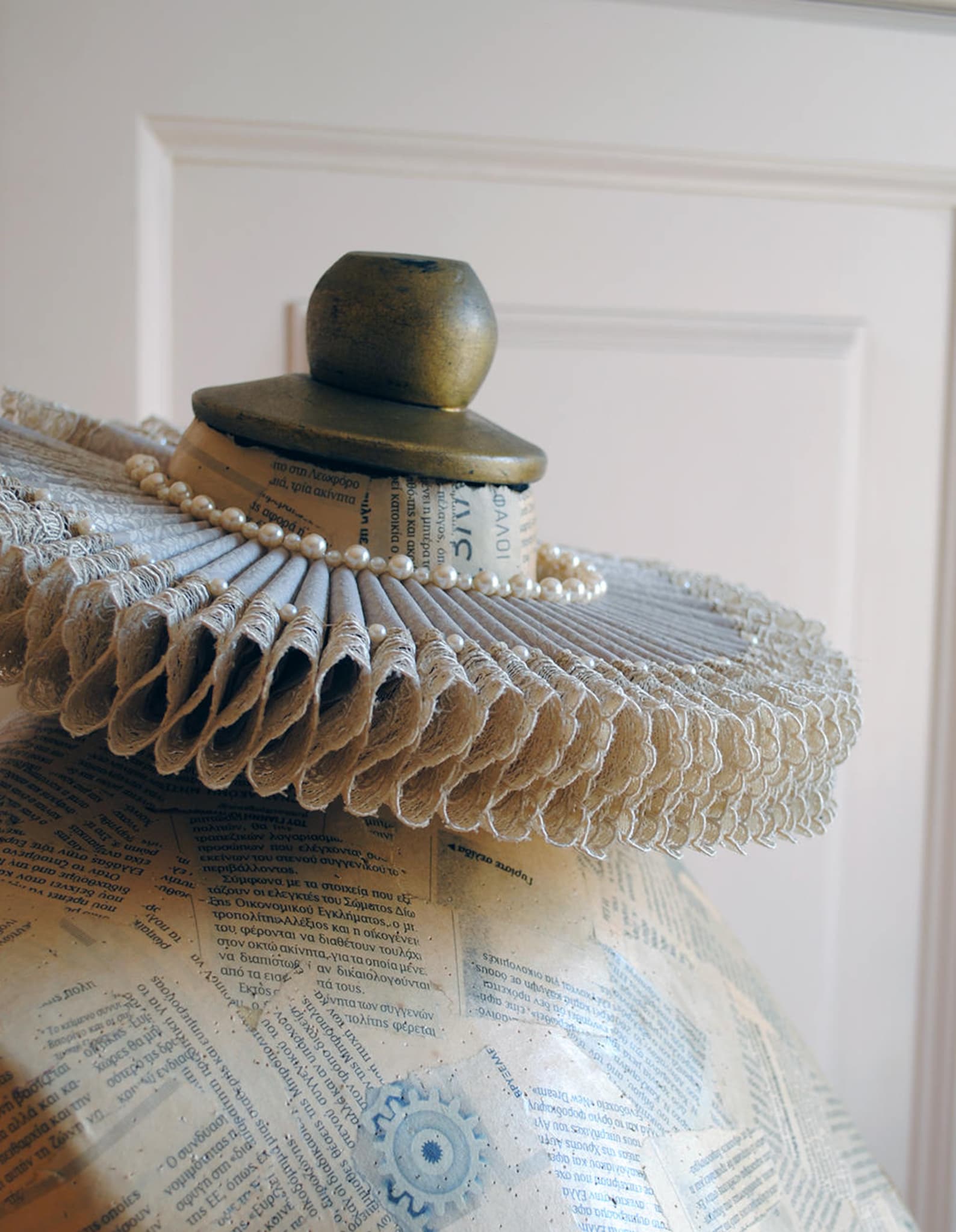 Historical Elizabethan Ruff With Lace & Pearls,renaissance Costume ...