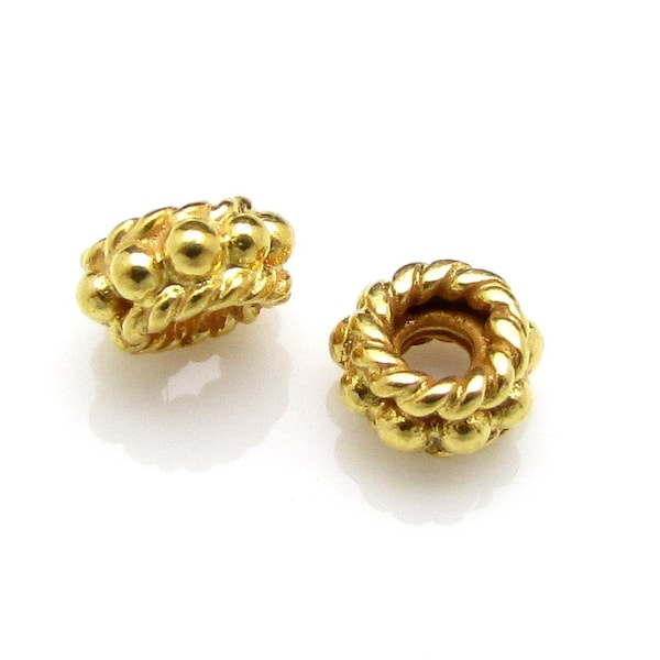 Gold Vermeil Spacers - Etsy