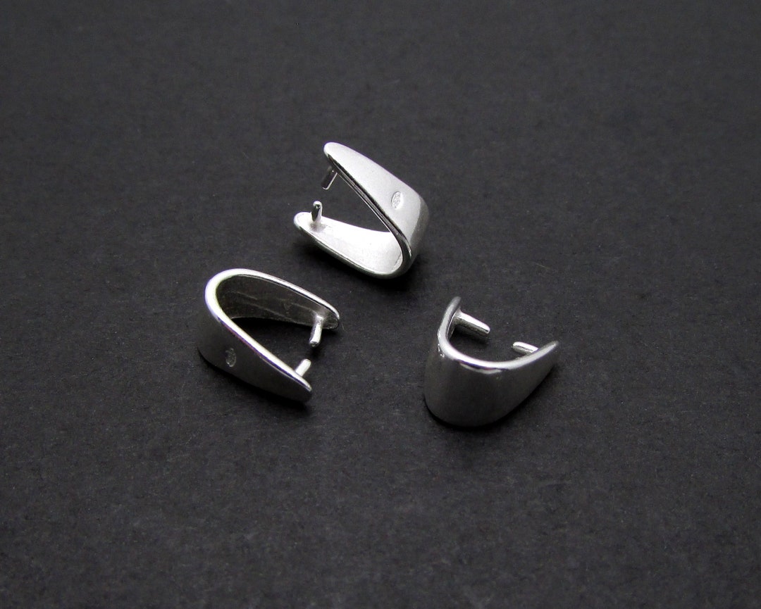 Sterling Silver Bails, 2 Pcs - Etsy