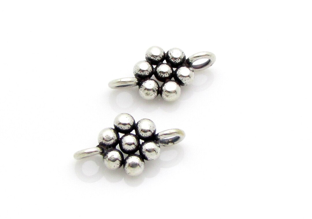 2 Pcs, Sterling Silver Connectors - Etsy
