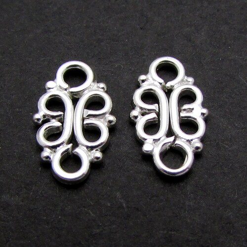 1 Pc Sterling Silver Connectors - Etsy