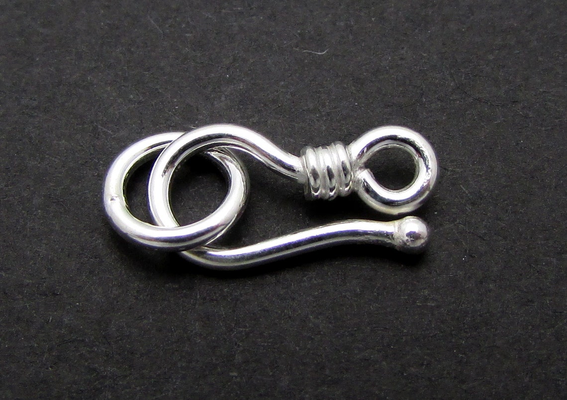 1 Pc Sterling Silver Clasp With Ring - Etsy