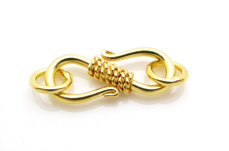 2 Clasps, 24k Gold Over Sterling Silver - Etsy