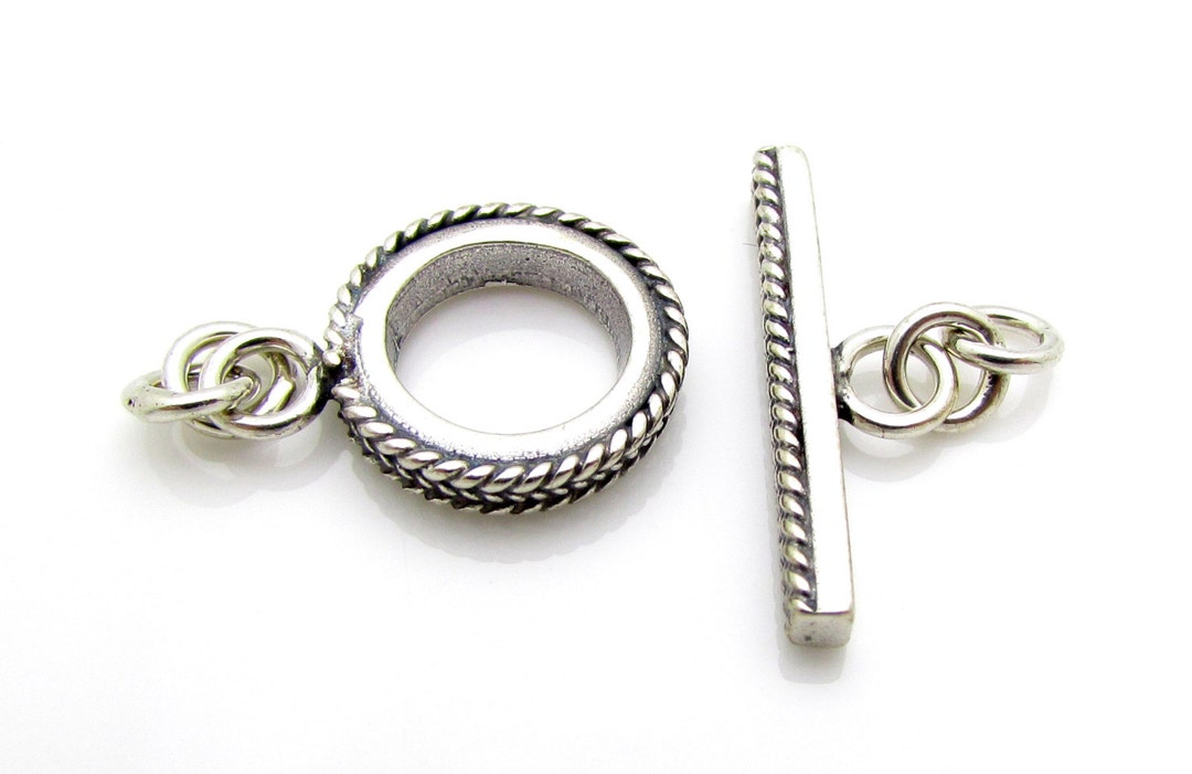 1 Pc, Sterling Silver Toggle With Bar - Etsy