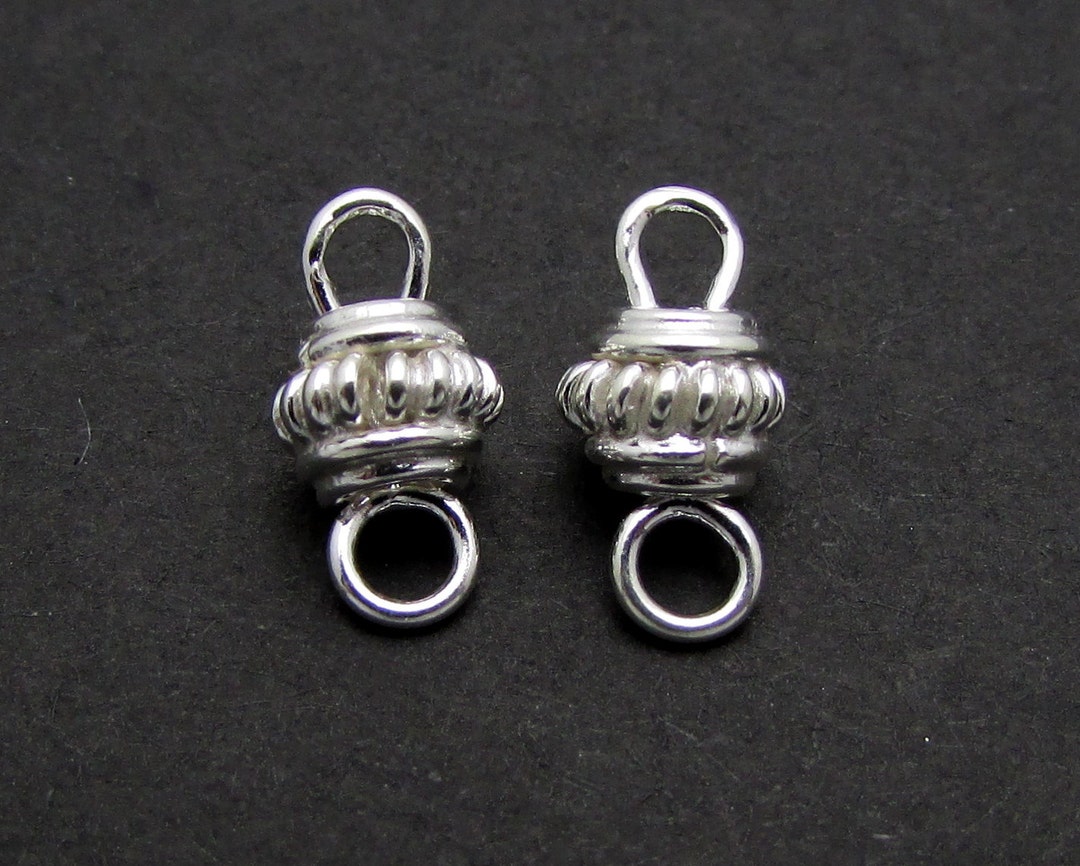 Sterling Silver Connectors, 4 Pcs - Etsy