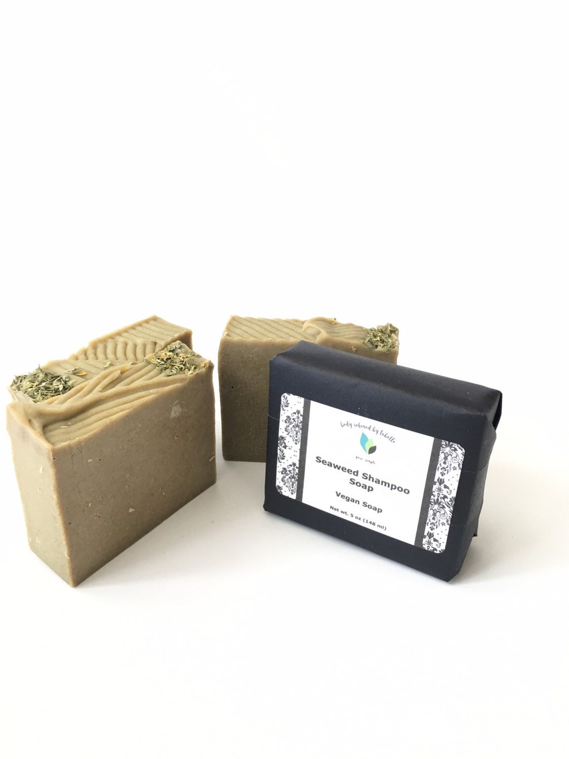 Seaweed Shampoo Soap Bar Vegan Soap Apple Cider Vinegar - Etsy