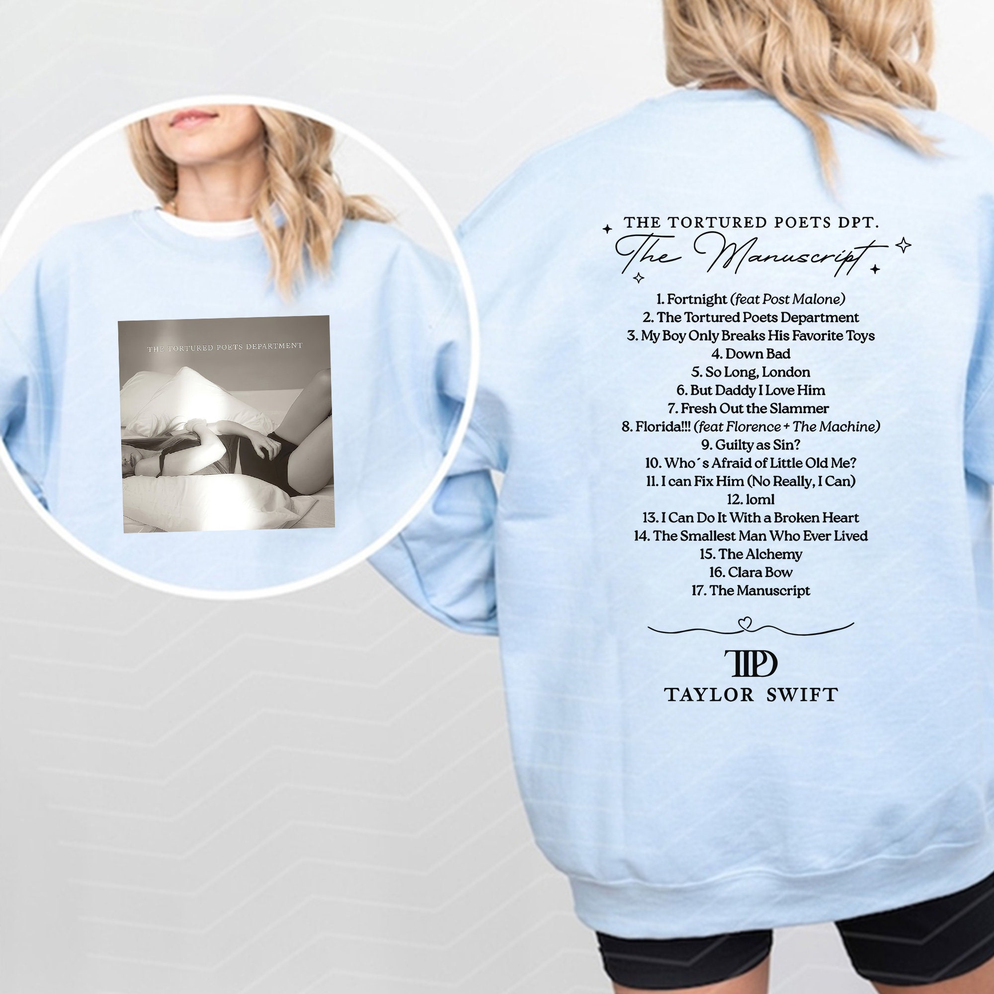 The Tortured Poets Department Digital File, Tswift New Album TTPD Merch ...