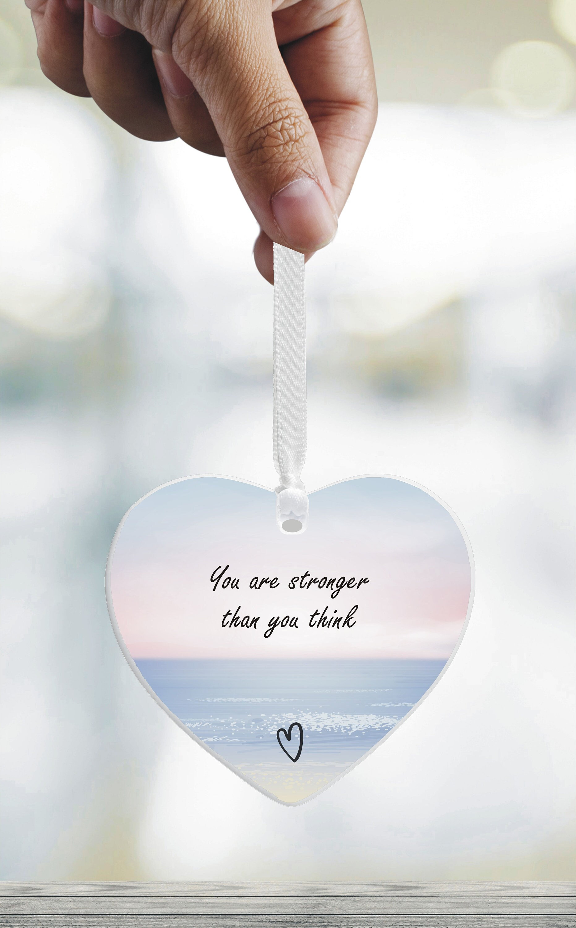 You Are Stronger Than You Think Ceramic Heart Gift, Getting Through ...