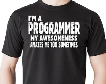 Gift for Programmer T-shirt I Am A Programmer Tee Shirt Funny ...