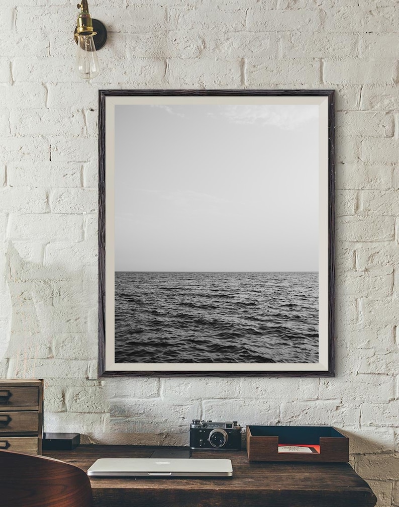 PRINTABLE view of the Sea Landscape Digital - Etsy