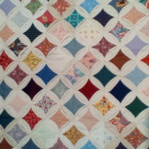 Quilt Vintage Cathederal Window Piece - Etsy