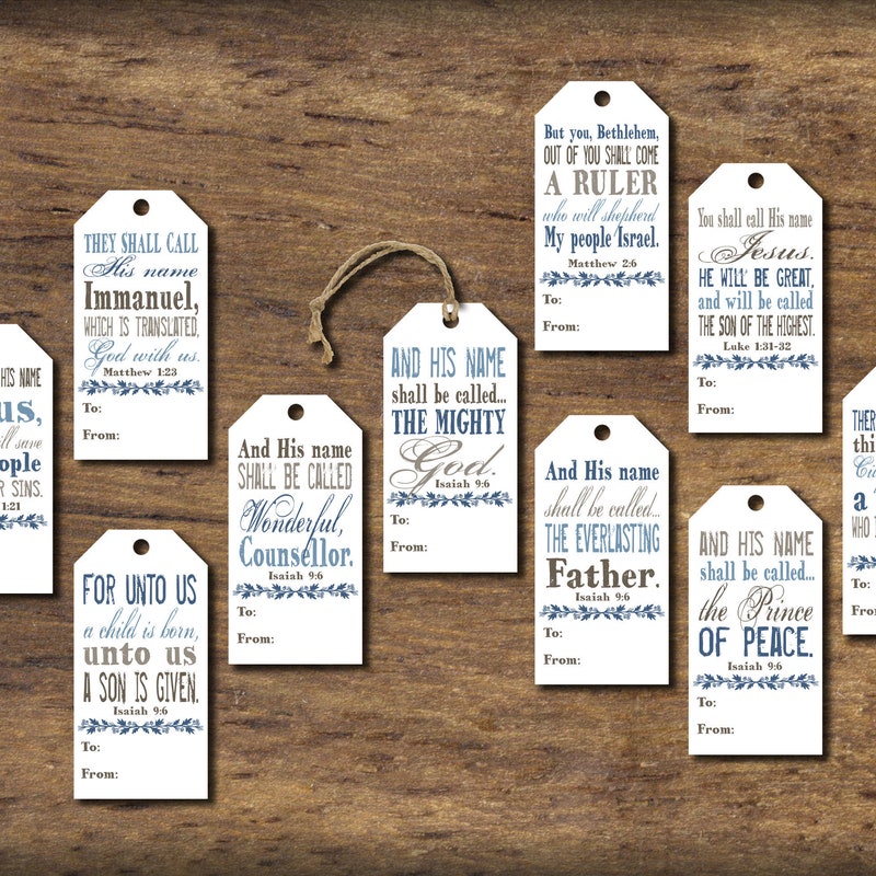 Scripture Gift Tag - 60+ Gift Ideas for 2024