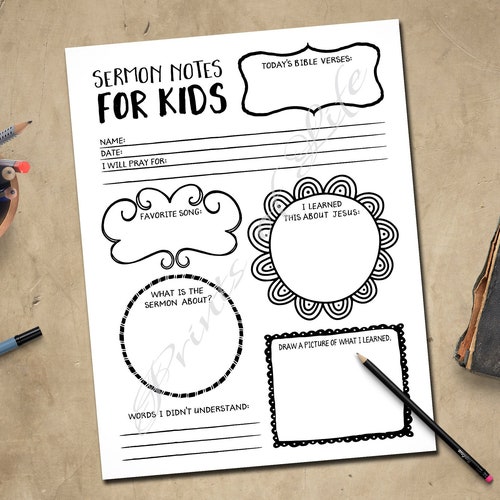 Bible Study Journal Notes for Kids. SOAP. Boys Girls Youth - Etsy