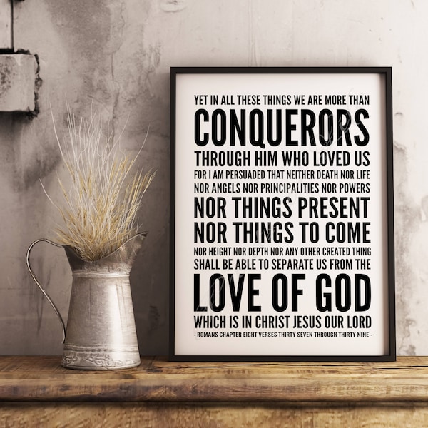 Bible Verse Poster - Etsy