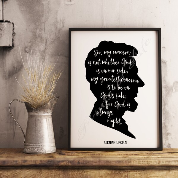 Lincoln Quote - Etsy