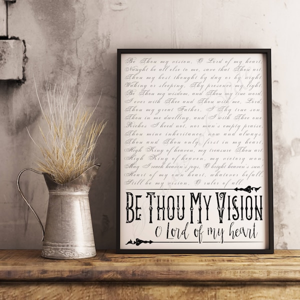 Be Thou My Vision - Etsy