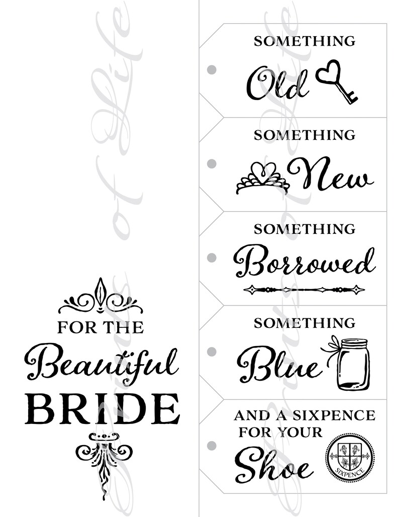 Something Old New Borrowed Blue Sixpence for Her Shoe. - Etsy