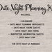 Date Night Planning Kit. Instant Download Printable. Calendar - Etsy