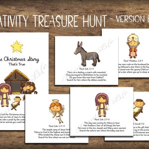 Kids Holiday Scavenger Hunt BUNDLE. Instant Download Printable ...