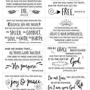 Bible Study Set - Vol 2 for Teens. Sermon Notes, Prayer Journal, Memory ...