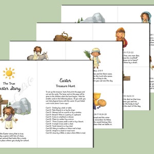 Kids Easter Scavenger Hunt. Easter Treasure Hunt. Instant Download ...