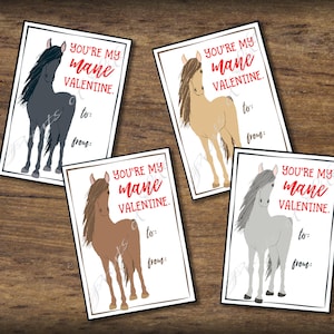 Kids Valentine Cards for School. Instant Download. Printable - Etsy