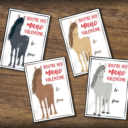 PRINTABLE Bull Riding Valentine Card for Kids INSTANT DOWNLOAD - Etsy