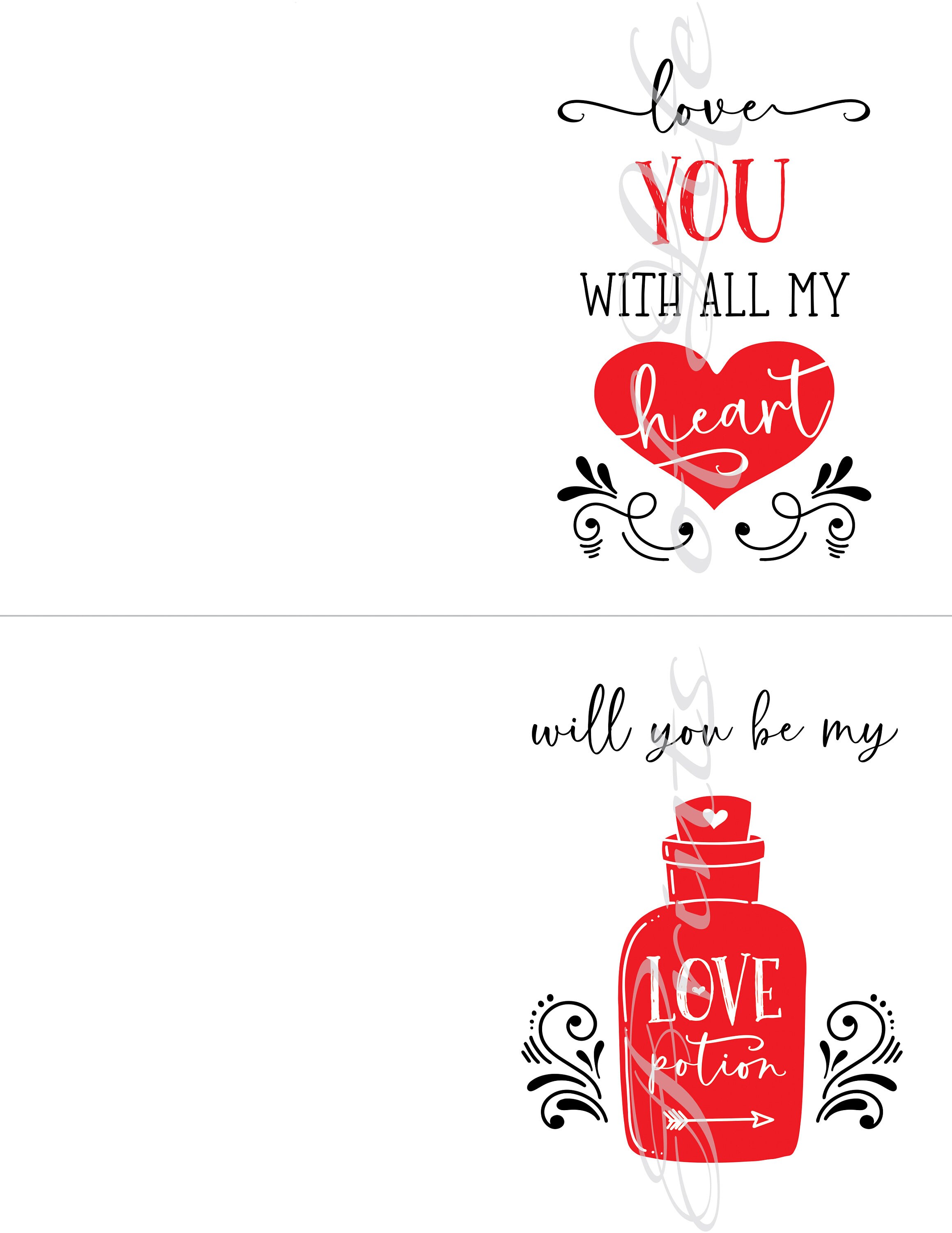 Date Night Card Love Note Voucher. Instant download | Etsy