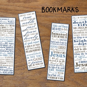 Christian Bookmarks. Instant Download. DIY Printable Book Marks. Books ...