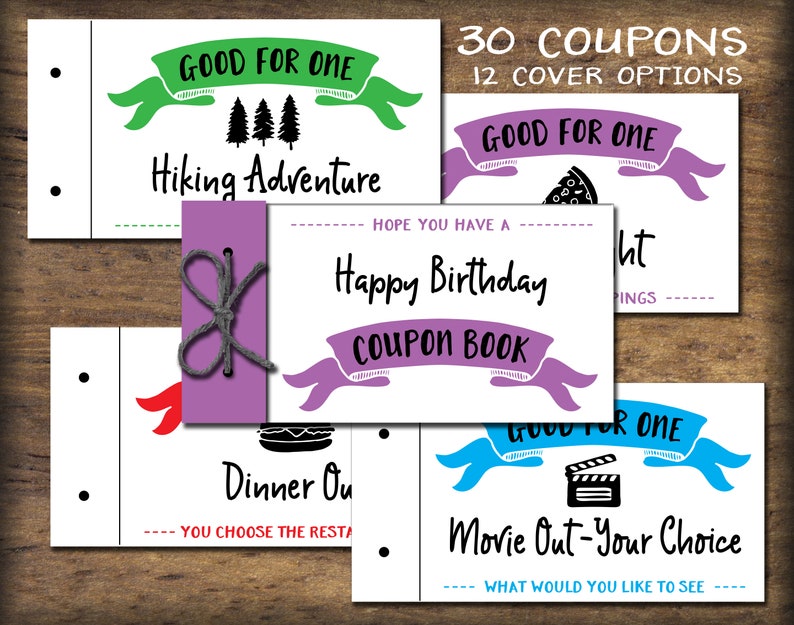 Kids Coupon Book. Printable Gift Idea. Instant Download. - Etsy
