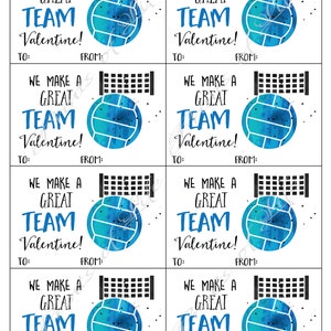 Volleyball. Kids Valentine Cards. Sports Valentines Day. Boys Girls ...