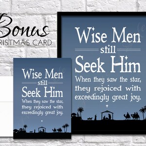 Wise Men Still Seek Him. Instant Download Printable. Christian ...