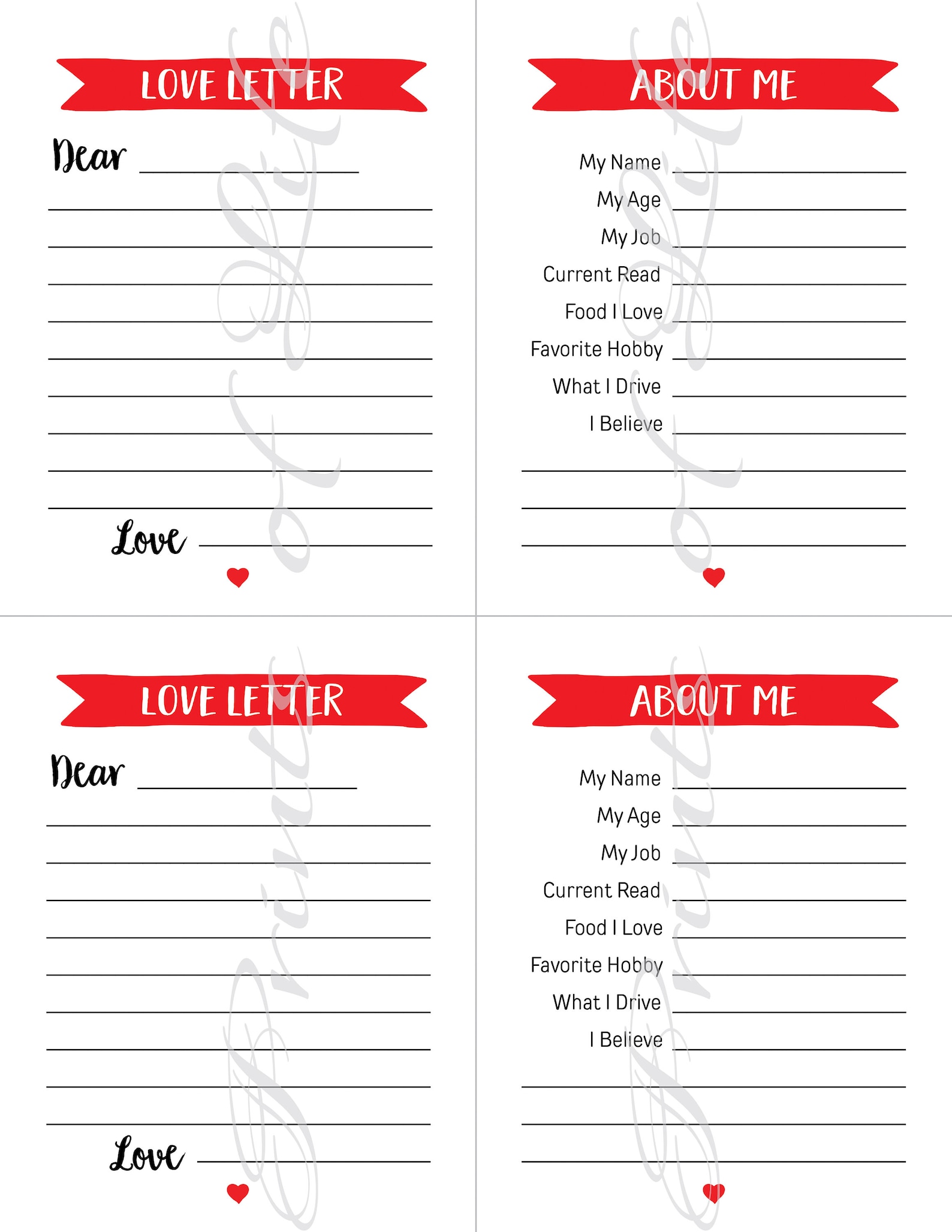 Time Capsule. Date Night Idea. Instant Download Printable. | Etsy