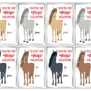 Kids Valentine Cards for School. Instant Download. Printable - Etsy