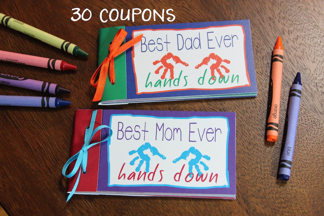 Coupon Book. Best Mom / Dad Ever. PDF Instant Download. DIY Printable ...