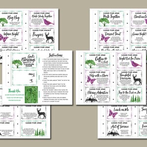 Christian Coupon Book Printable. Bible Verses. Instant Download. DIY ...