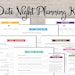 Date Night Planning Kit. Instant Download Printable. Calendar - Etsy
