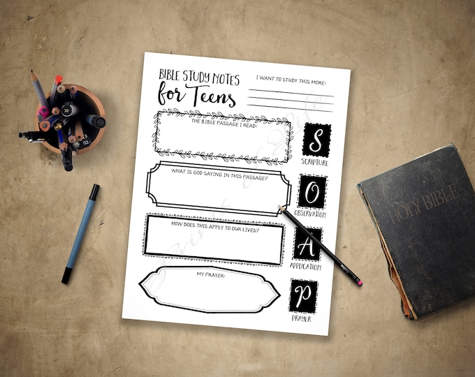 Sermon Notes. PDF Printable. Instant Download. Worship Notes for Adults ...
