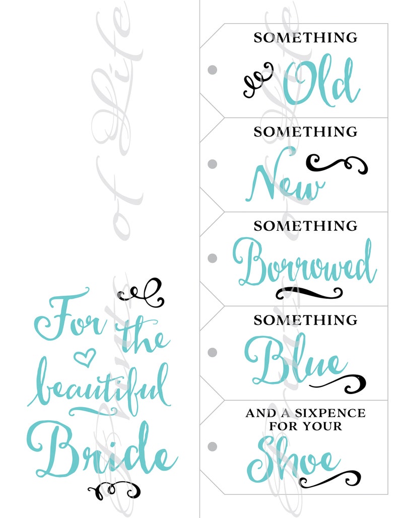 Something Old New Borrowed Blue Sixpence for Your Shoe. | Etsy