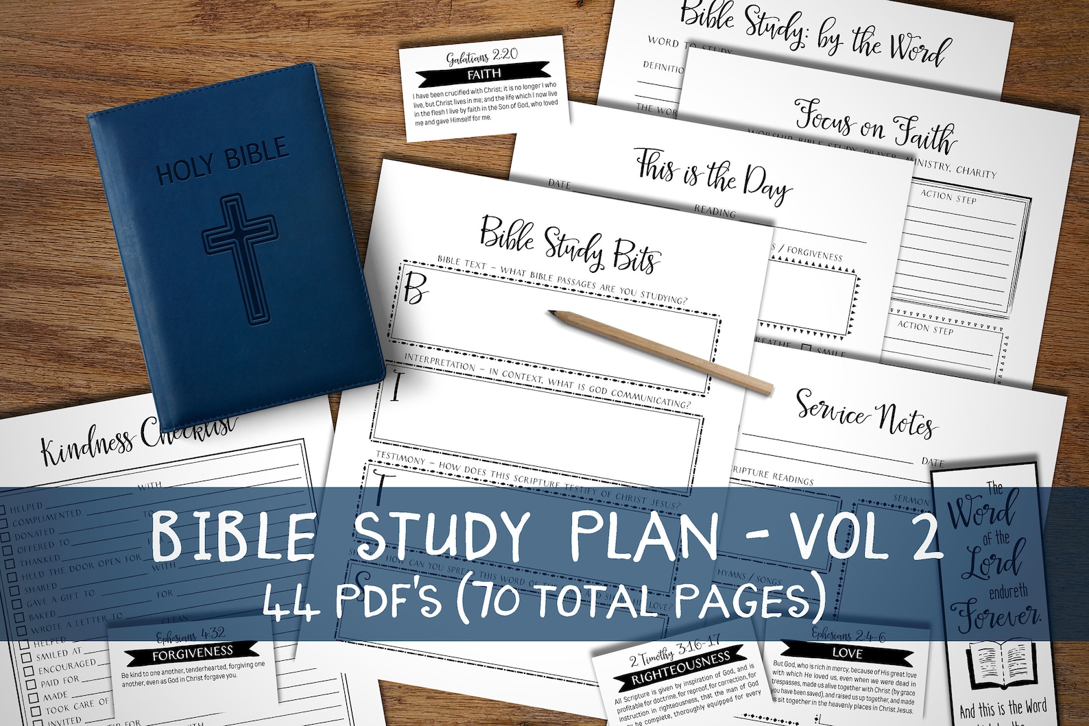 Bible Study Planner Volume 2. Instant Download Printable. - Etsy