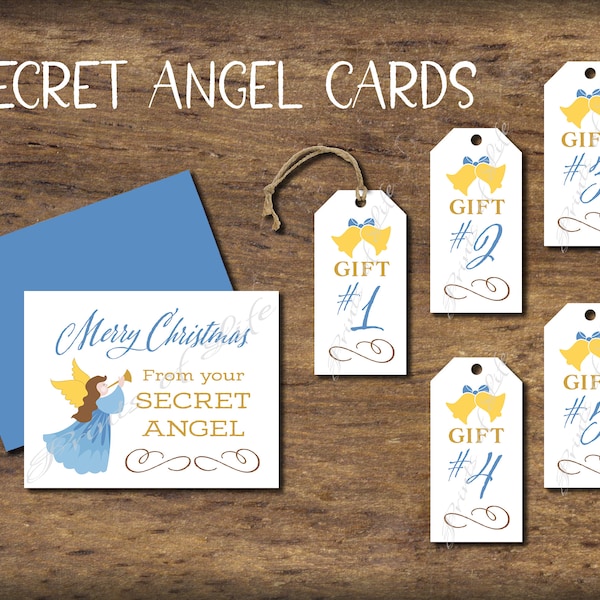 Angel Gift Tag - Etsy