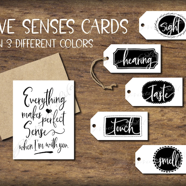 Five Senses Stickers - Etsy