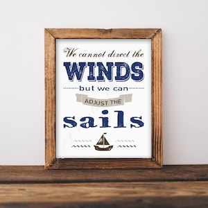 Set of 4 Nautical Prints Quotes Bundle. Instant Download PDF Printable ...